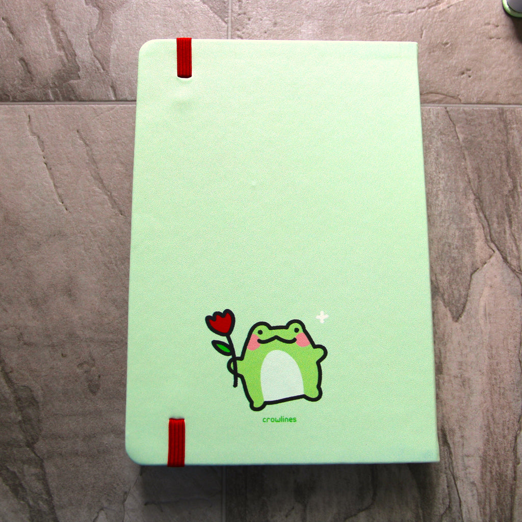 Tulip Frog Dotted Notebook | crowlines