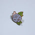 Blue Hydrangea Bunny Enamel Pin | crowlines