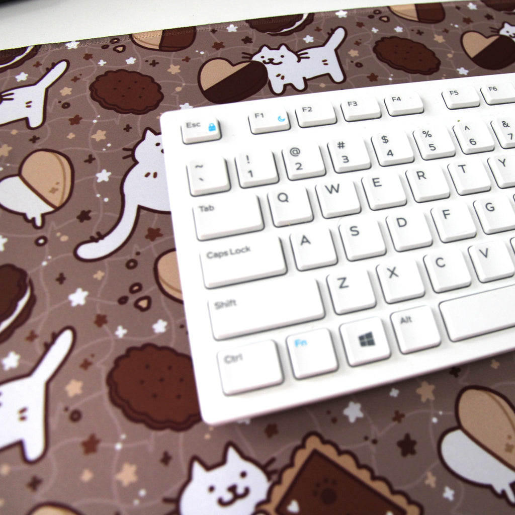 Chocolate Biscuit Desk Mat | crowlines