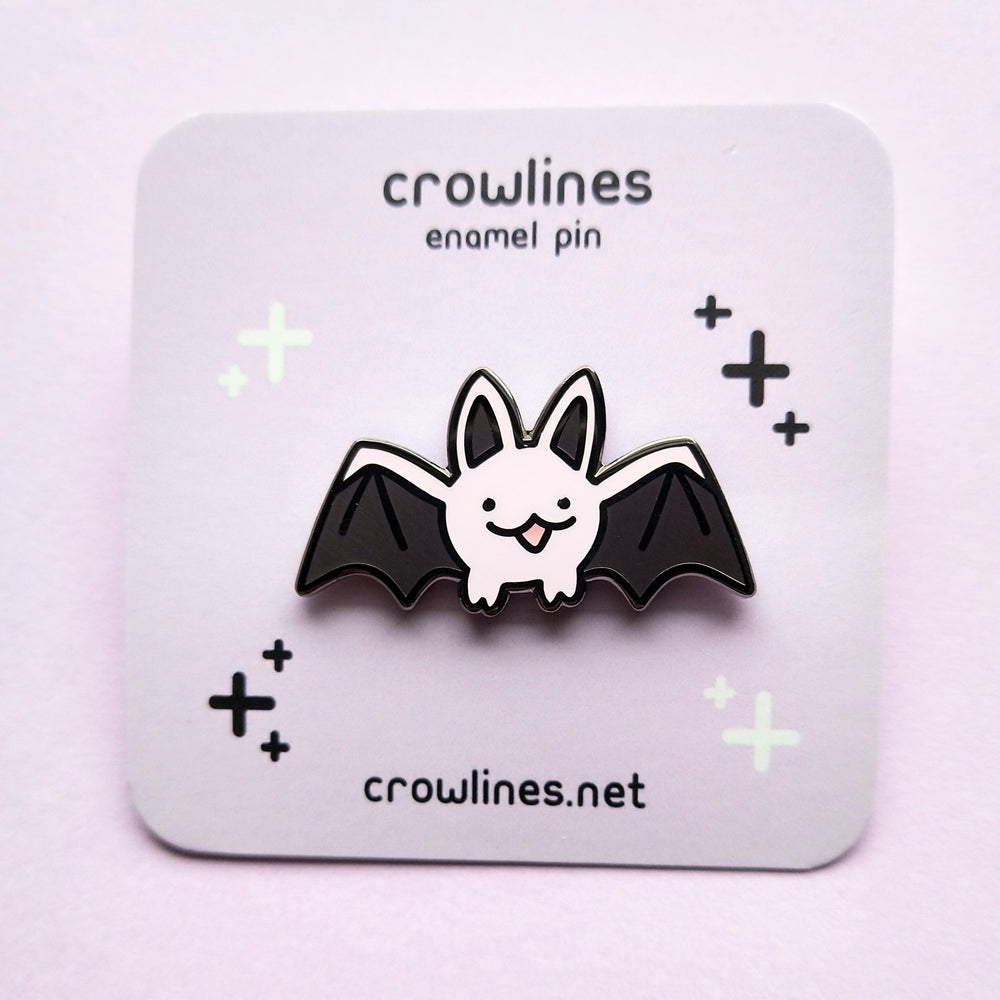 Purple Bat Enamel Pin | crowlines