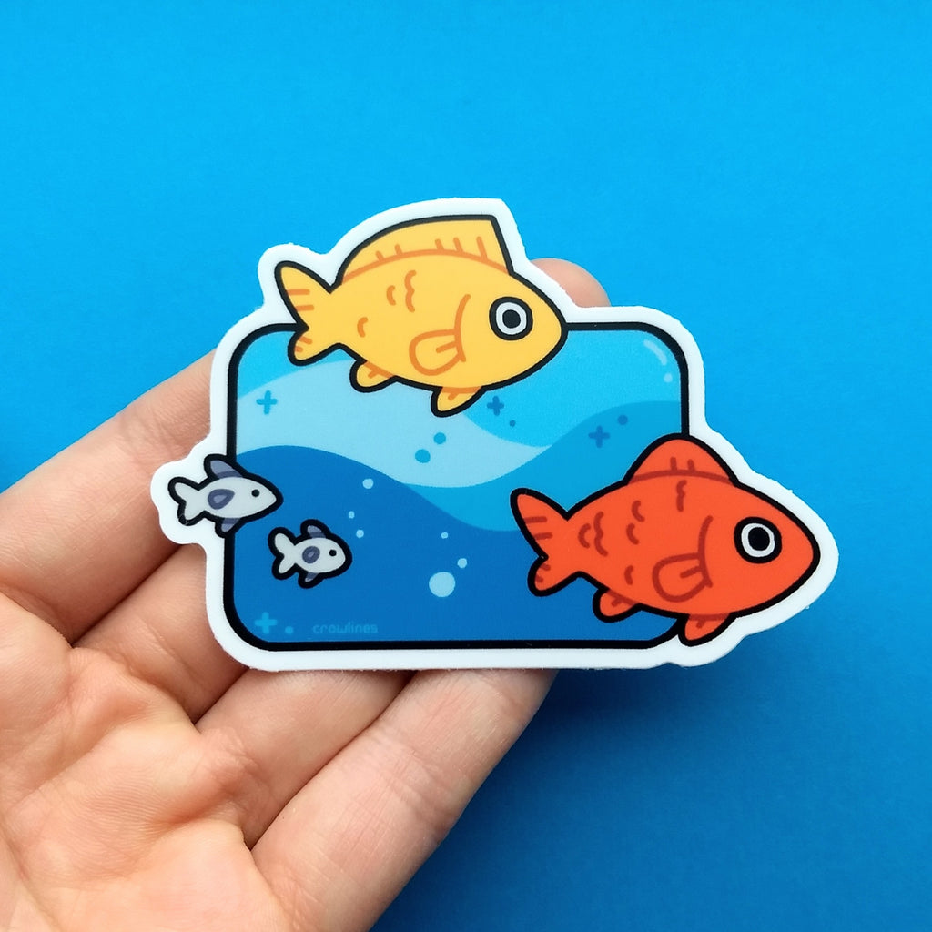 Goldfish Sticker | crowlines