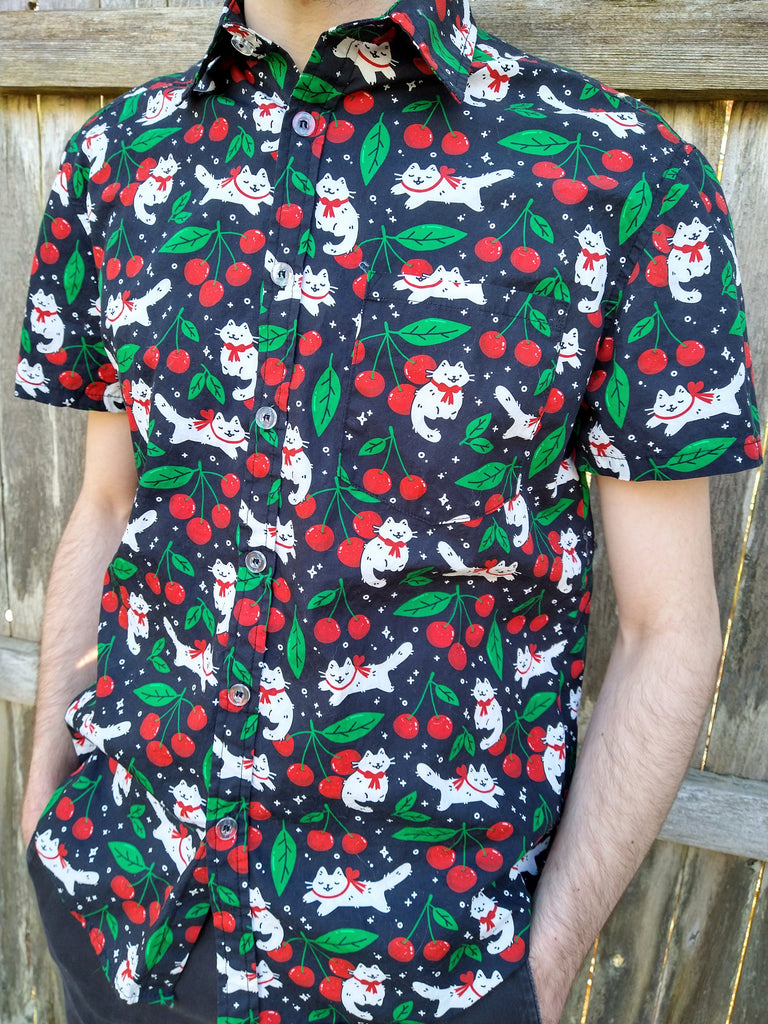 Cherry Button Up Shirt | crowlines