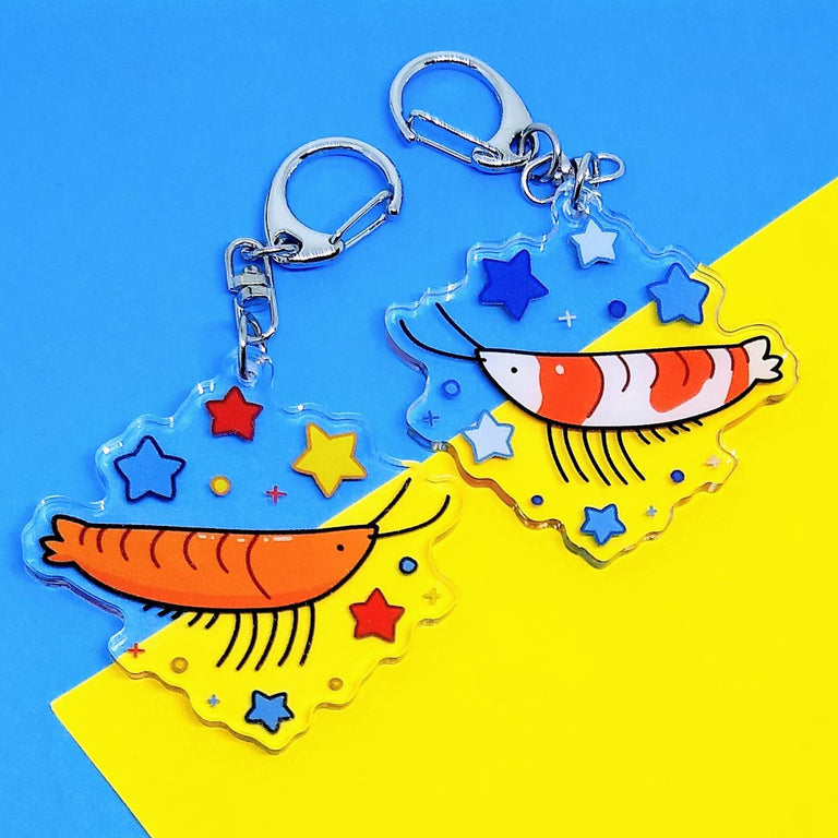 Shrimp Keychain | crowlines