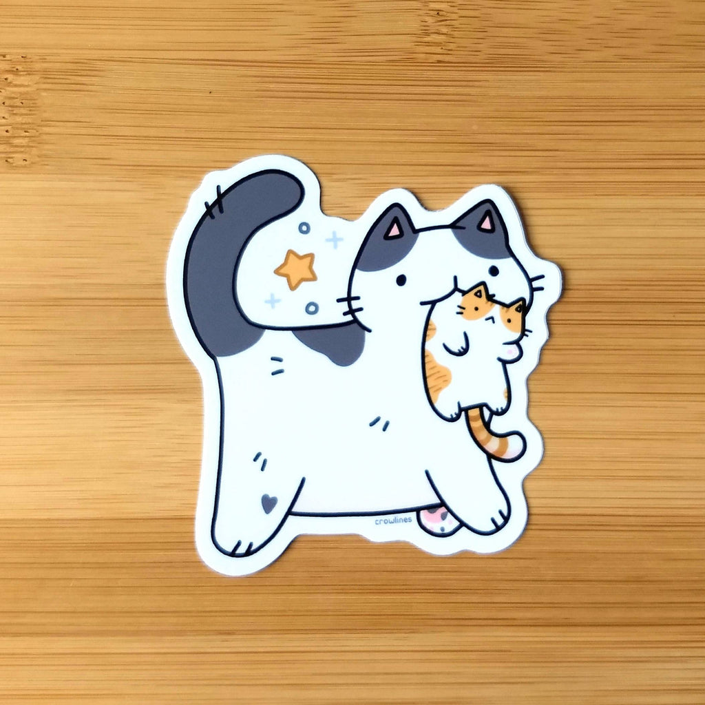 Mom Cat Sticker | crowlines