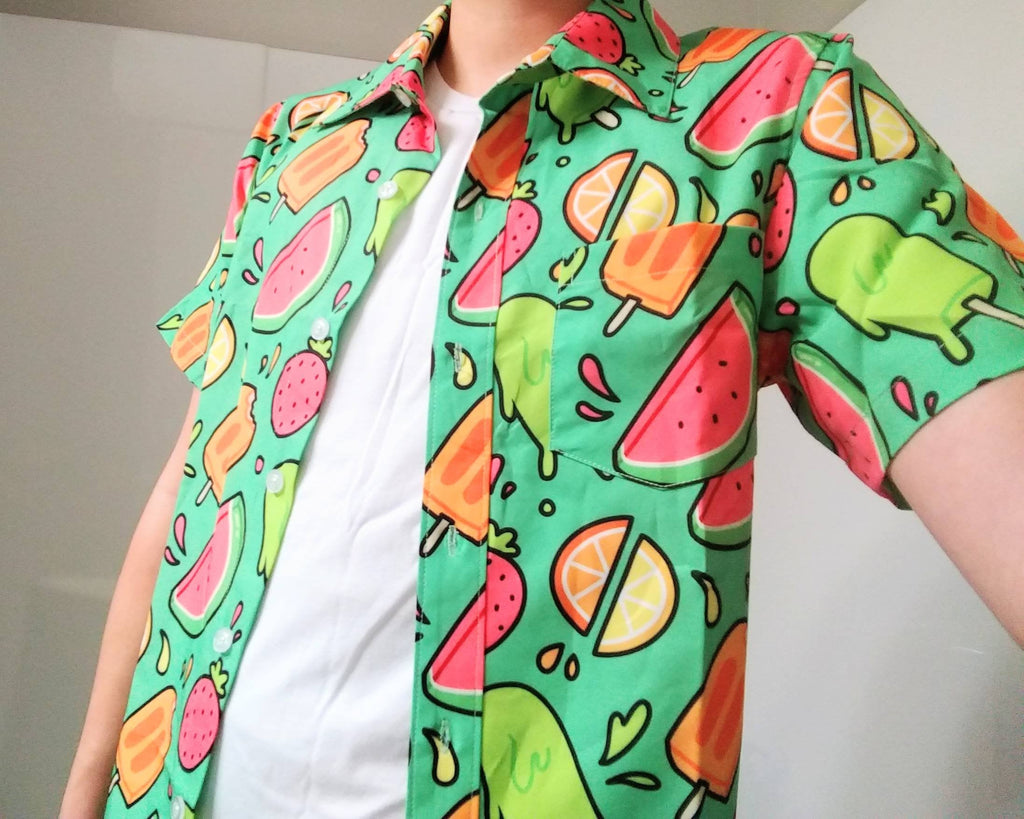 Ice Pop Button Up Shirt | crowlines